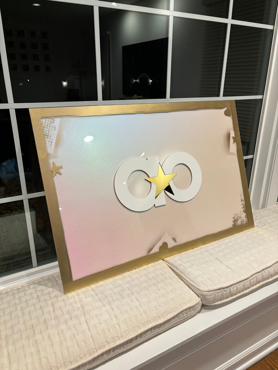 Custom Acrylic Guest Signing Board – A Wink and A Nod
